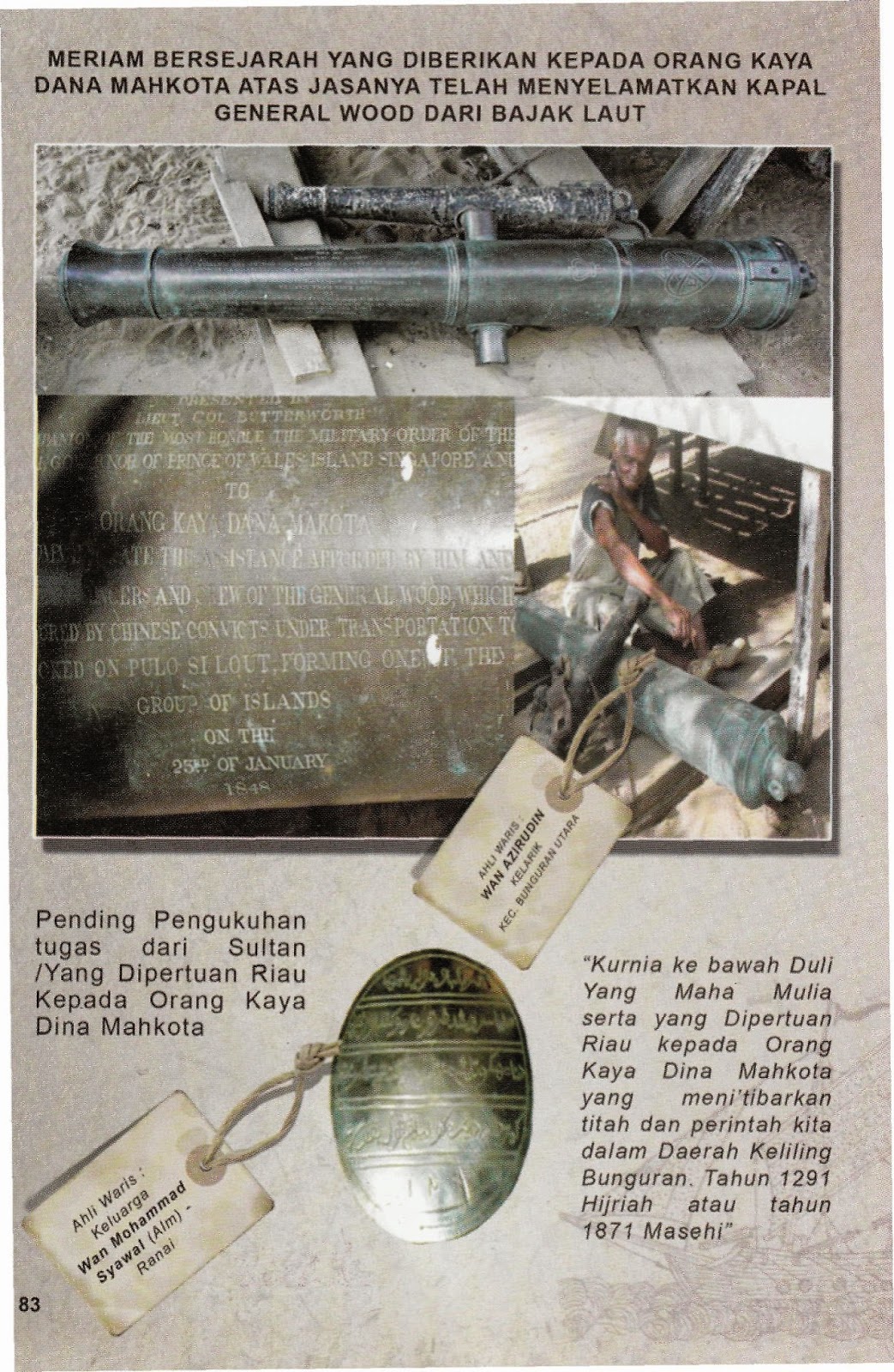 SEJARAH PULAU BUNGURAN – Diskominfo Kabupaten Natuna